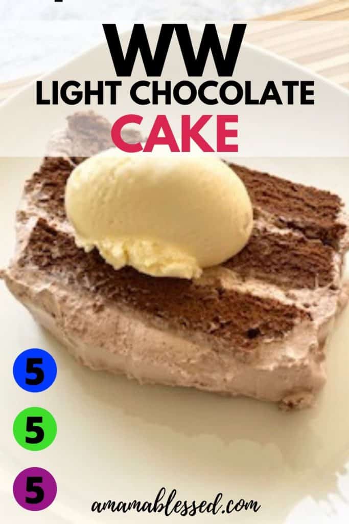 WW Friendly Chocolate Cake - WW Recipes - A Mama Blessed